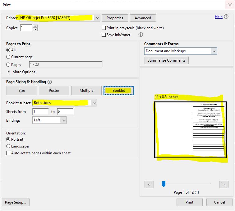 Print our meeting schedule as a booklet at home. – Upstate Intergroup